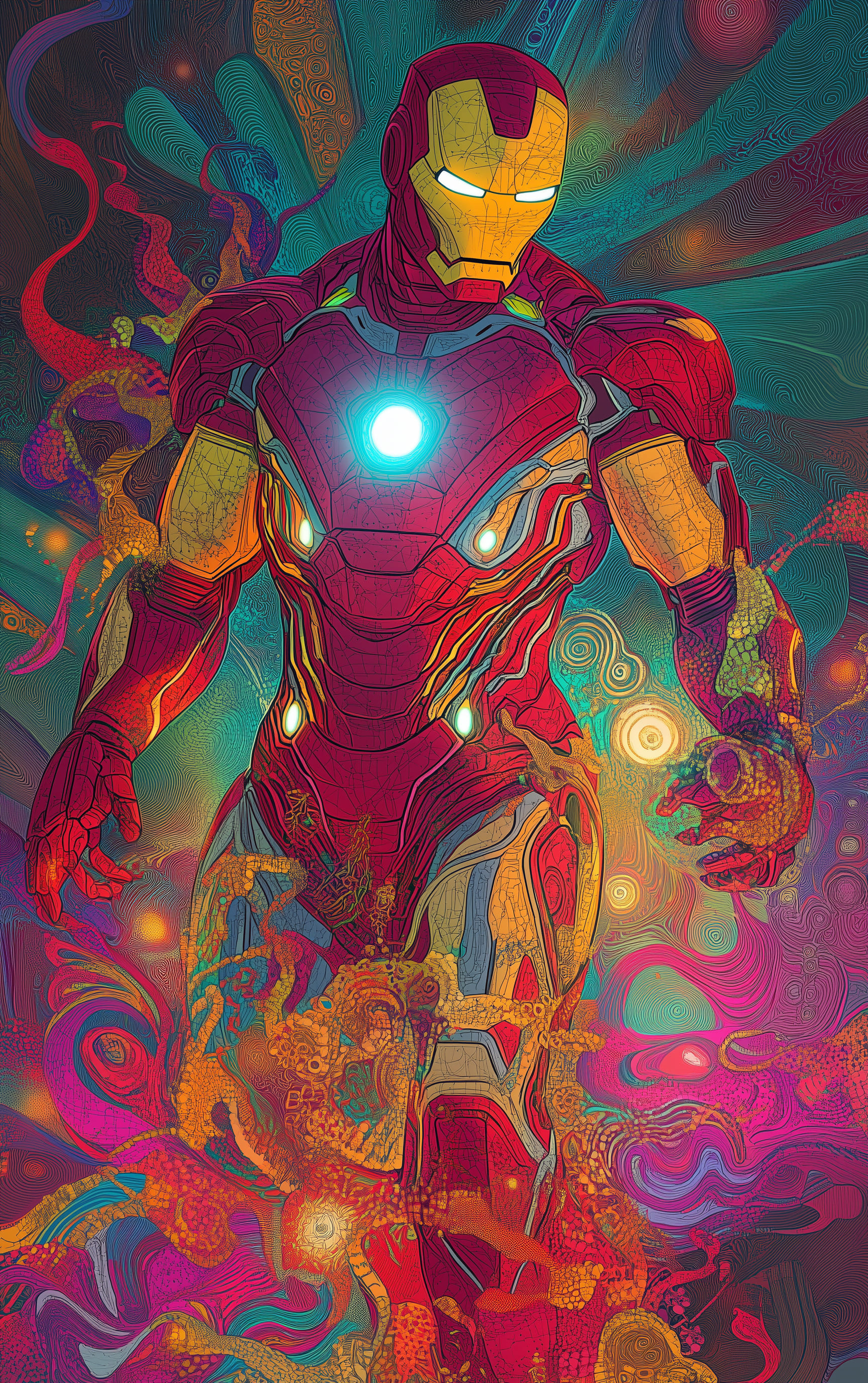 Fiche encyclopédique (Dossiers) : Iron Man en Art Fractal et Celtique ...